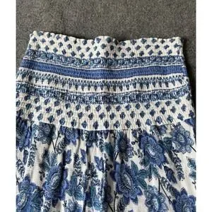 Ivy Road | Skirts | Ivy Road Womens Strapless Maxi Dress Blue White ...